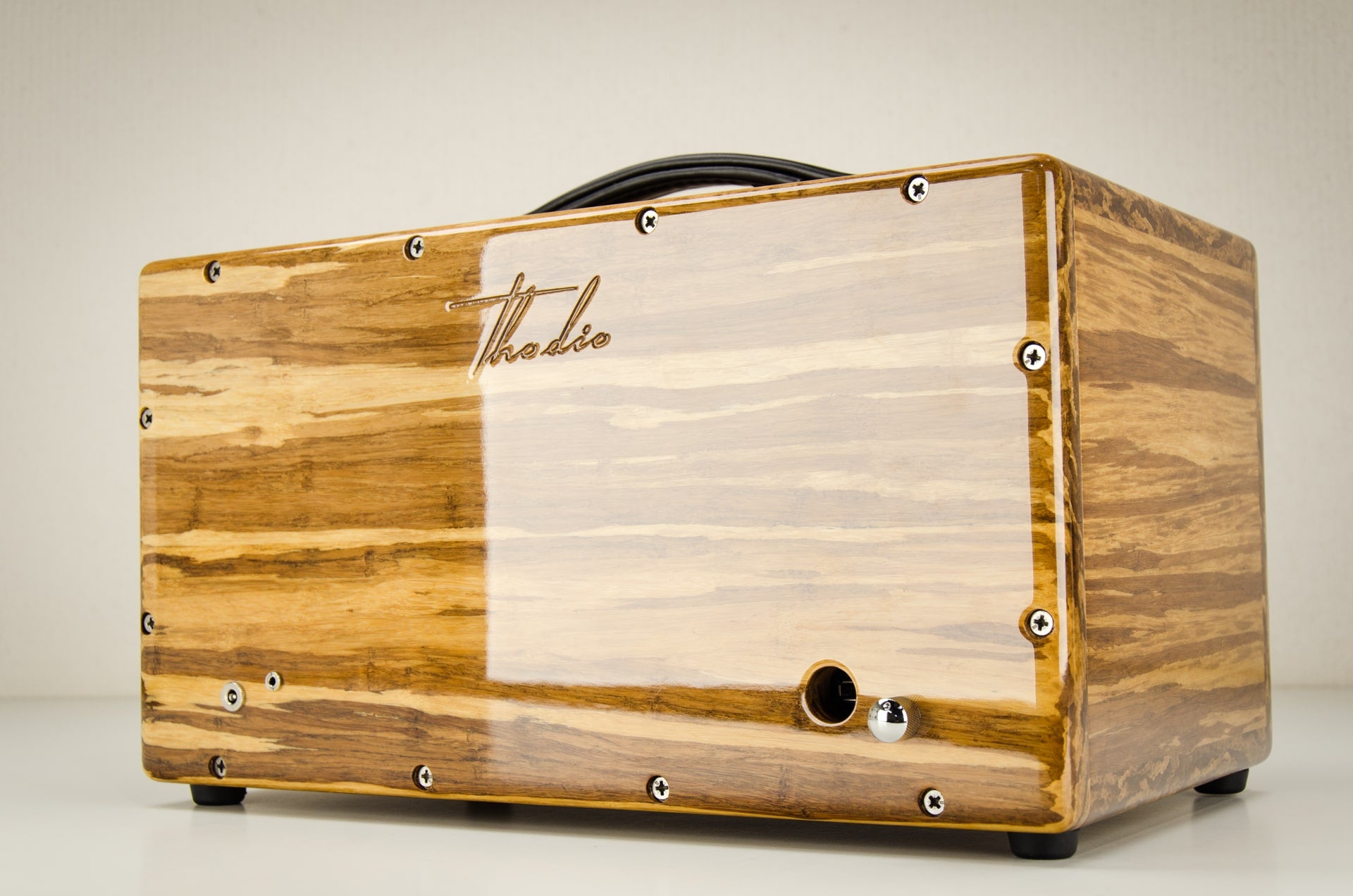 iBox™ XC HD Tiger Stripe Bamboo Wireless Bluetooth Speaker Coating ...