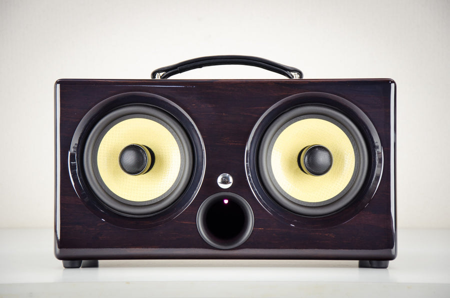 iBox™ XC HD Ebony Bamboo Wireless Bluetooth Speaker Coated – Thodio ...